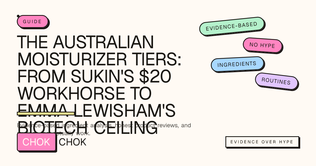 The Australian moisturizer tiers: from Sukin's $20 workhorse to Emma ...